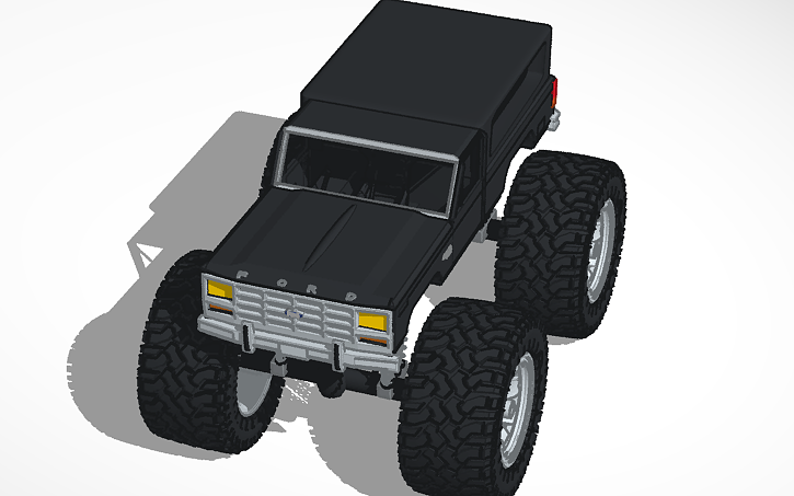 3D design Ford Monster truck | Tinkercad