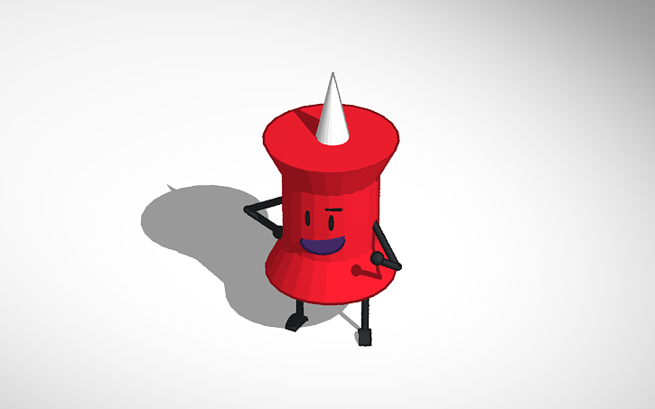 3D design BFDI Pin | Tinkercad