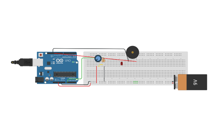 Circuit design Light Sensor | Tinkercad