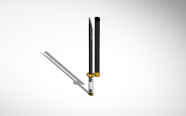 3D design Copy of Demon Slayer Sabito Sword | Tinkercad
