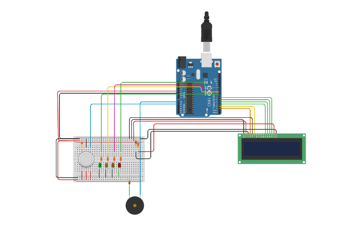 Circuit design Sistem Pendeteksi Polusi Udara Berbasis Arduino | Tinkercad Circuit design Sistem Pendeteksi Polusi Udara Berbasis Arduino | Tinkercad