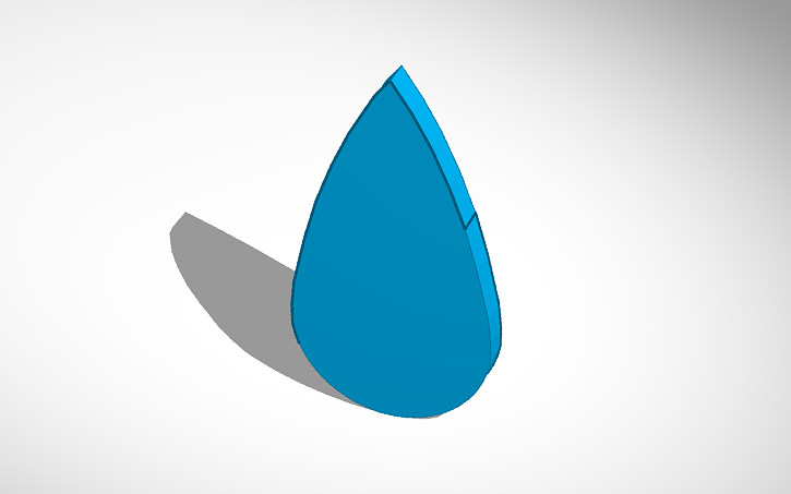 3d Design Teardrop Tinkercad