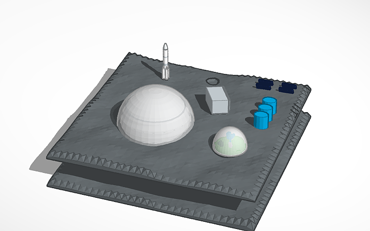 3D design Moon base 2.0 | Tinkercad