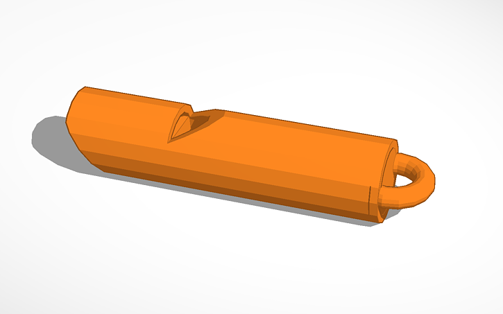 3D design Blank whistle | Tinkercad