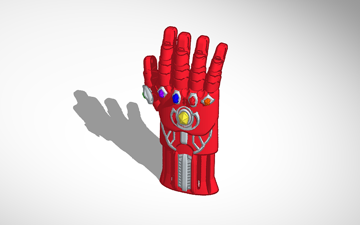 3D design Gauntlet of iron Man | Tinkercad