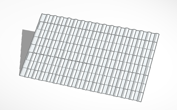 3D design Roof Tiles | Tinkercad