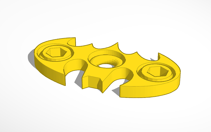 3D design Batman Fidget Spinner | Tinkercad