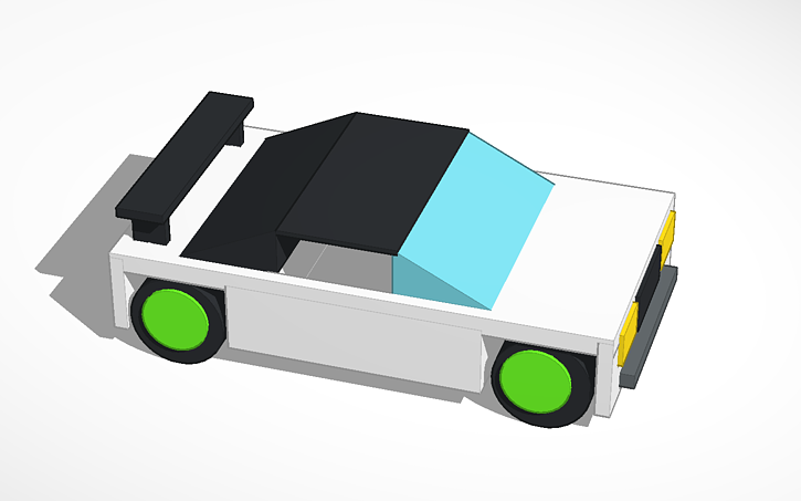 3D design Convertible Sports Car | Tinkercad
