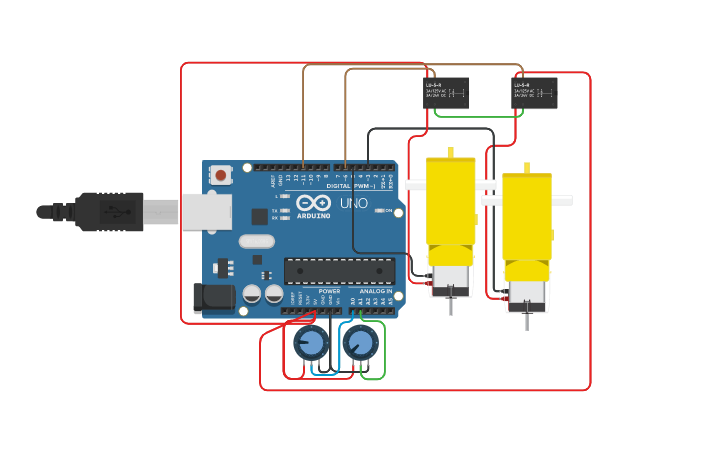 Circuit Design Circuito Para Joystick Tinkercad Tinkercad