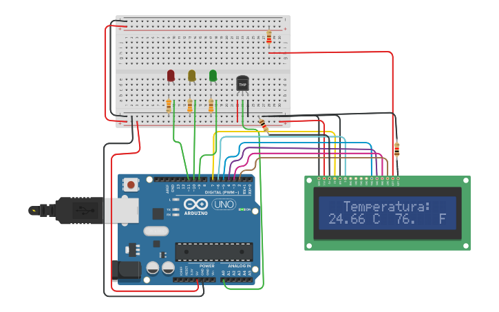 Circuit Design Sensor De Humedad Y Temperatura Tinkercad Circuit Design Sensor De Humedad Y