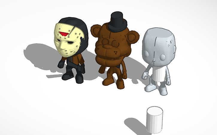 3d Design Horror Mini Figures Tinkercad