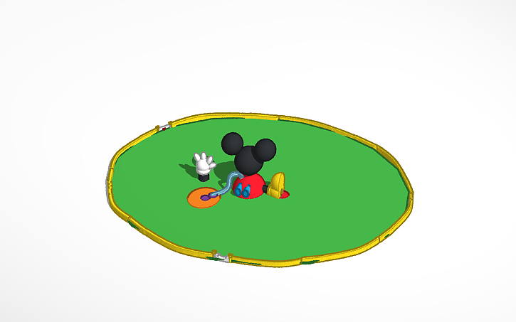 3D design Mickey Mouse clubhouse project #1 | Tinkercad