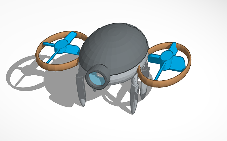 3D design Mini drone | Tinkercad