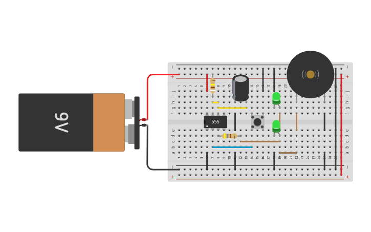 Circuit Design 555 Tinkercad