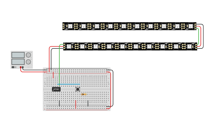 Circuit Design Використання Attiny Tinkercad