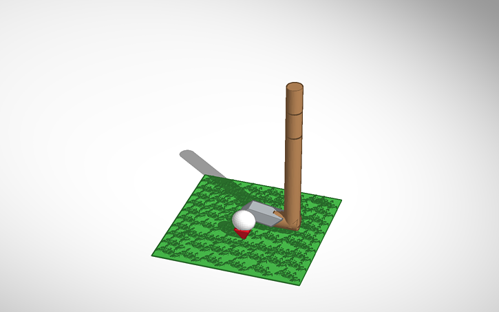 3D design golf | Tinkercad