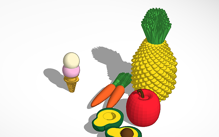3D Design Foods Tinkercad