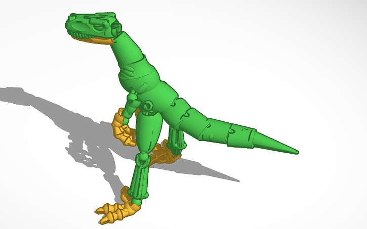 3D design Dinosaur i made | Tinkercad