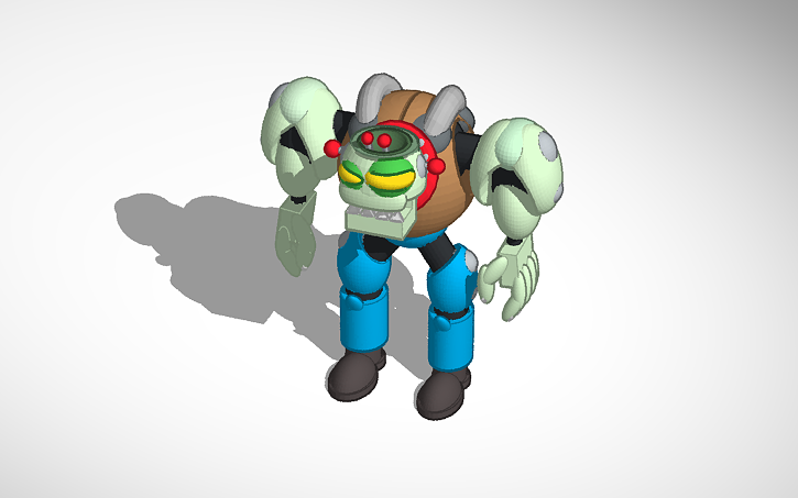 3D design zombot from plants vs zombies | Tinkercad