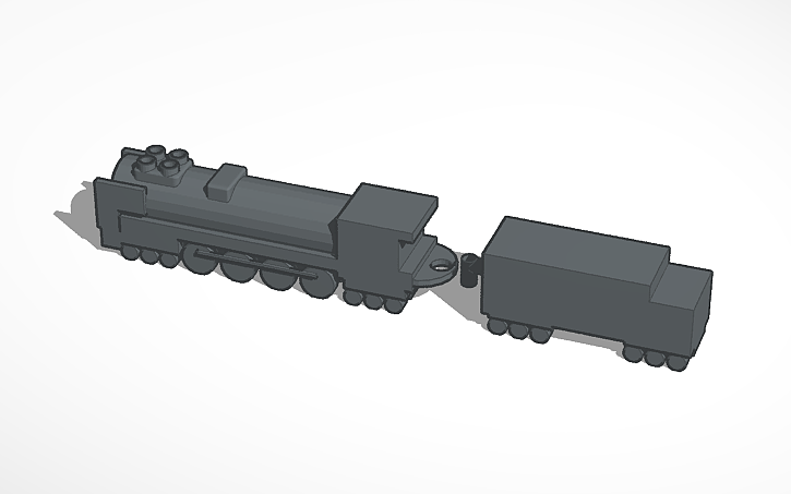 3D design pennsylvania s 2 steam turbine locomotive | Tinkercad