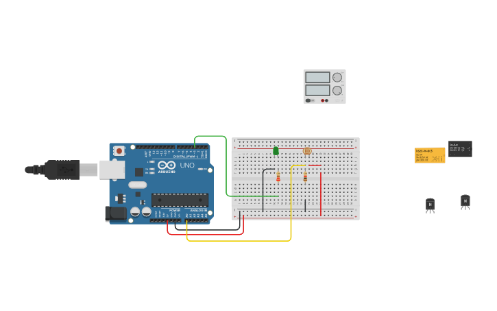 Circuit design Arduino - LDRs | Tinkercad