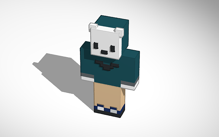 3D design Minecraft Oso Polar Skin | Tinkercad
