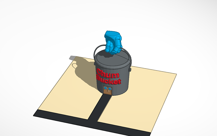 3D design Chum Bucket | Tinkercad