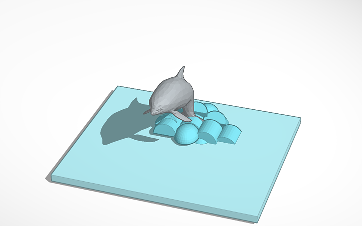 3D design Dolphin Jumping! | Tinkercad
