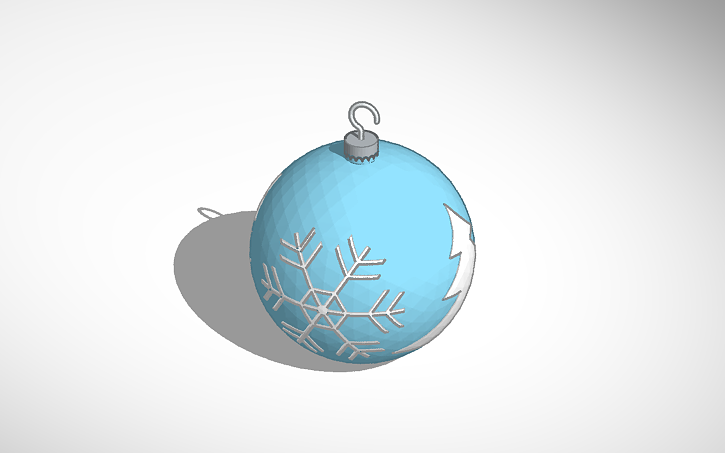 3D design Christmas Ornament | Tinkercad