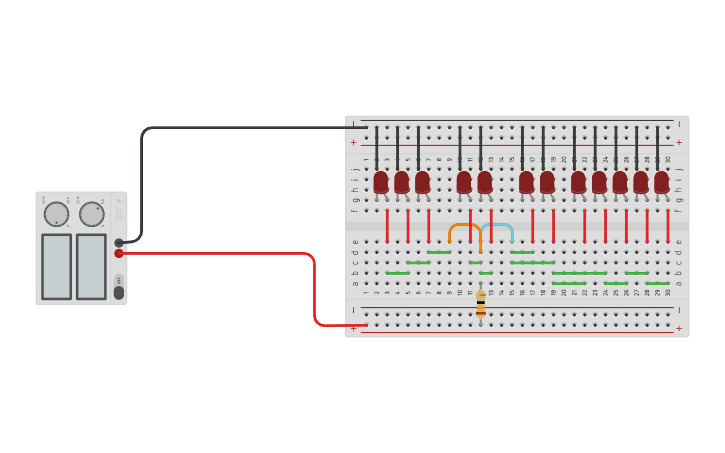 Circuit Design Leds In Parallel Tinkercad