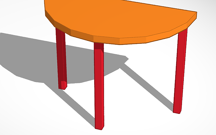 3D design Side table | Tinkercad