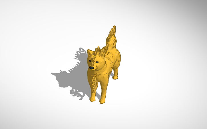 3D design doge | Tinkercad