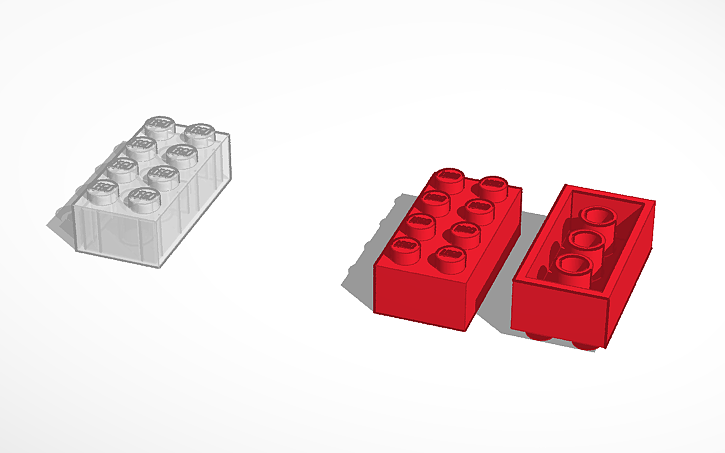 3D design Lego Brick | Tinkercad