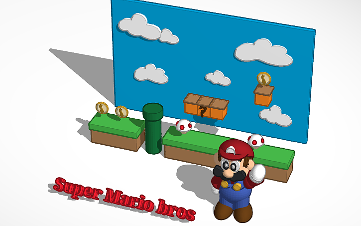 3D design super mario | Tinkercad