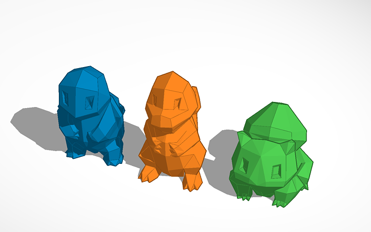 3D design pokemon characters | Tinkercad