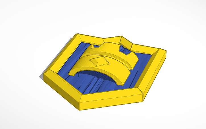3D design clash royale logo | Tinkercad