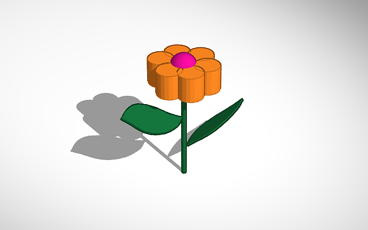 3D design Flower | Tinkercad