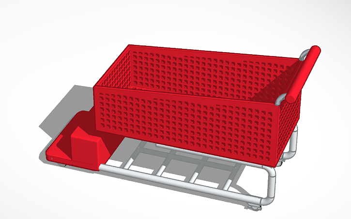 3D design Shopping cart concept | Tinkercad