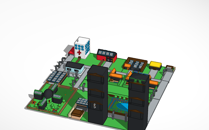 3D design City | Tinkercad