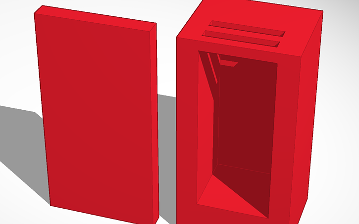 3D design decorative fridge | Tinkercad
