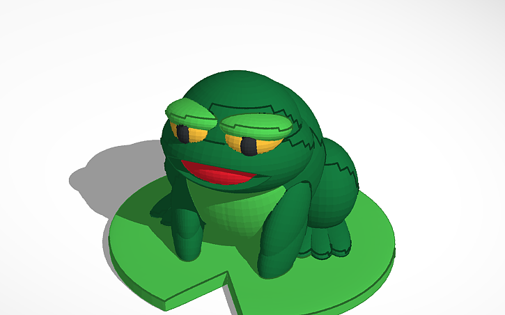 3D design Croak the Frog | Tinkercad