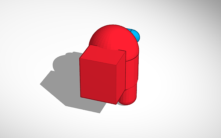 3D design My among us character take | Tinkercad