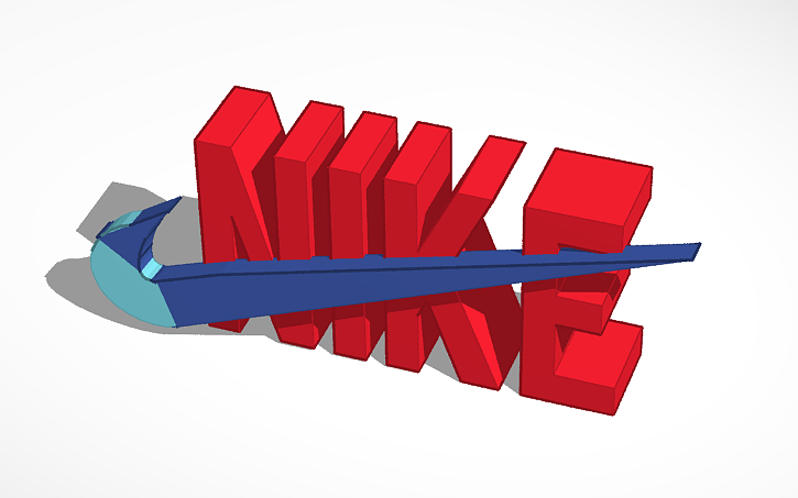 3D design Nike logo | Tinkercad