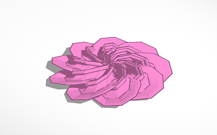 3D design flower | Tinkercad