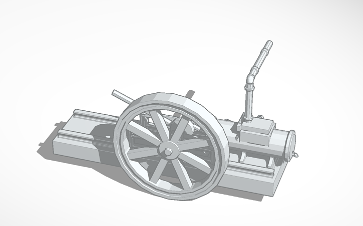 3D design Steam Engine | Tinkercad