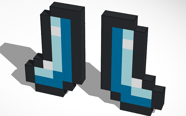 3D design diamond boots | Tinkercad