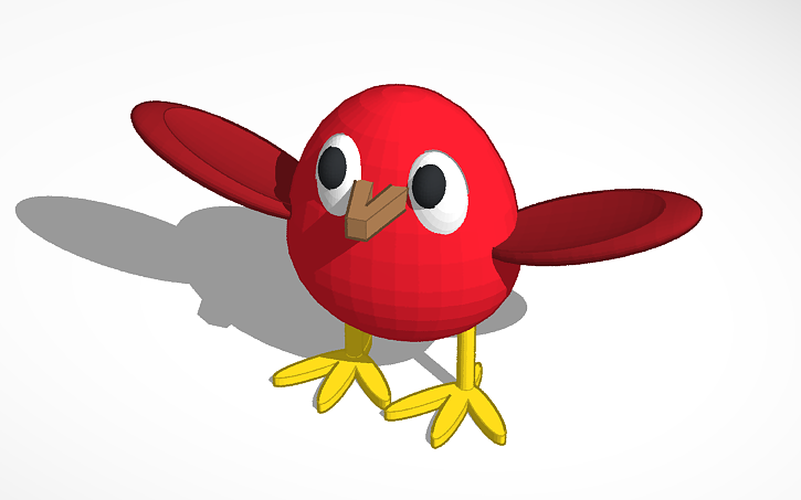 3D design egg bird | Tinkercad