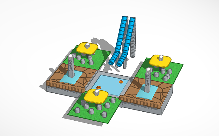3D design waterpark | Tinkercad