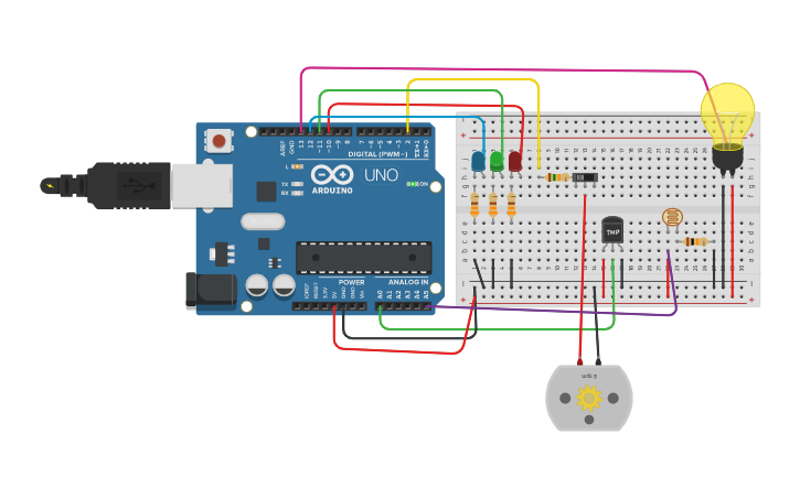 Circuit design projeto circuitos eletricos | Tinkercad