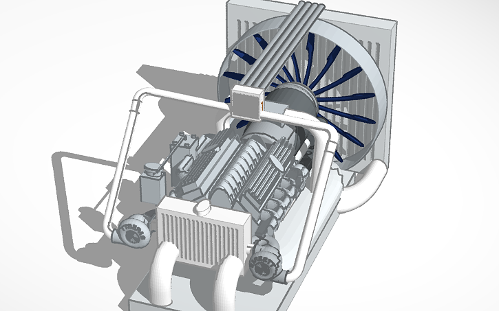 3D design Diesel Generator | Tinkercad